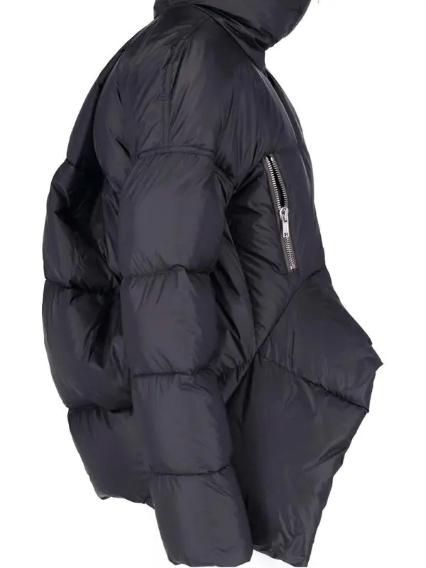 Herno High Neck Zip Up Padded Jacket