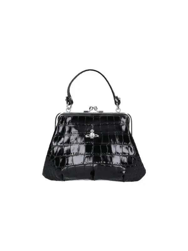 VIVIENNE WESTWOOD Granny Frame Handbag - Black