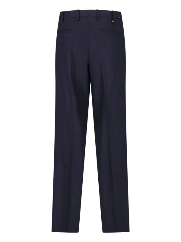 PT TORINO Virgin Wool And Cashmere Trousers - Blue