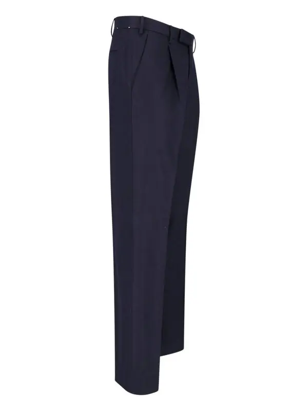 PT TORINO Virgin Wool And Cashmere Trousers - Blue