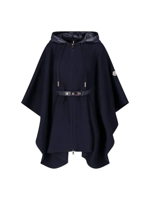 Moncler Wool Blend Cape