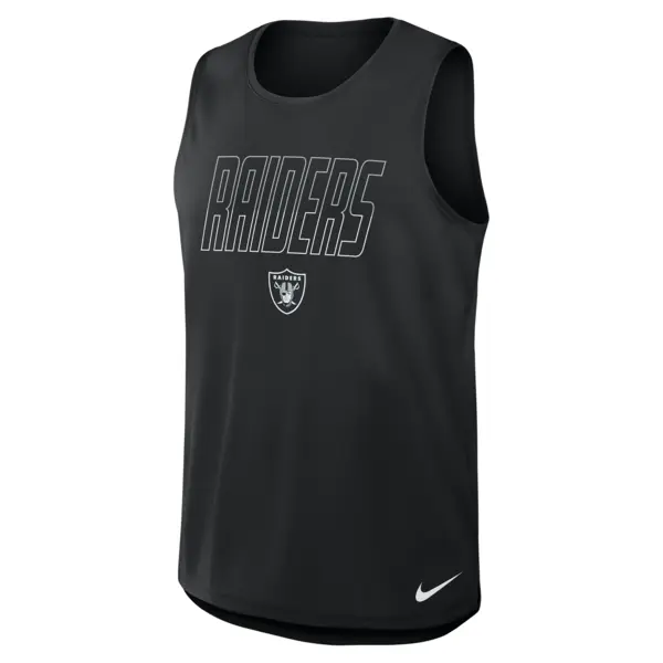 Nike Las Vegas Raiders Dri-fit Nfl Tank Top - Black