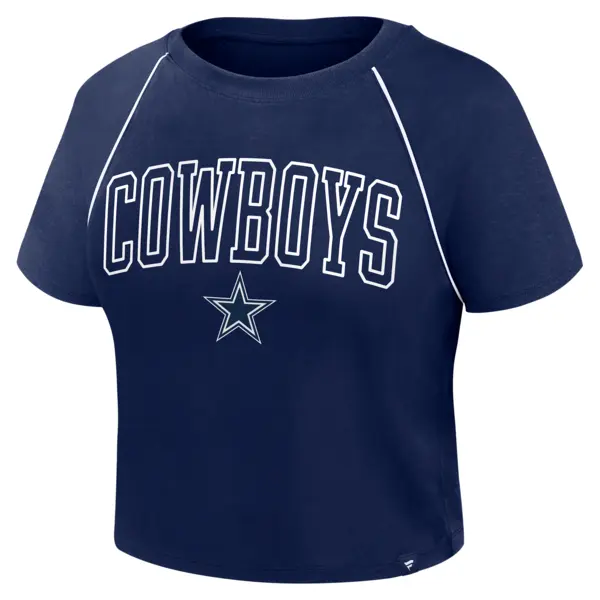 Nike Dallas Cowboys Offensive Scheme Nfl Cropped T-shirt - Blue