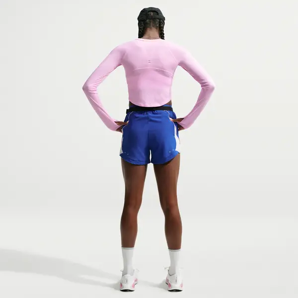 Nike Tempo Dri-fit Cropped Long-sleeve Running Top