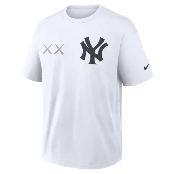 Nike Aaron Judge New York Yankees Max90 X Kaws Mlb T-shirt - White