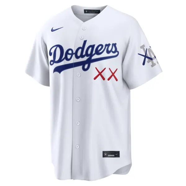 Nike Los Angeles Dodgers X Kaws Mlb Stadium Jersey