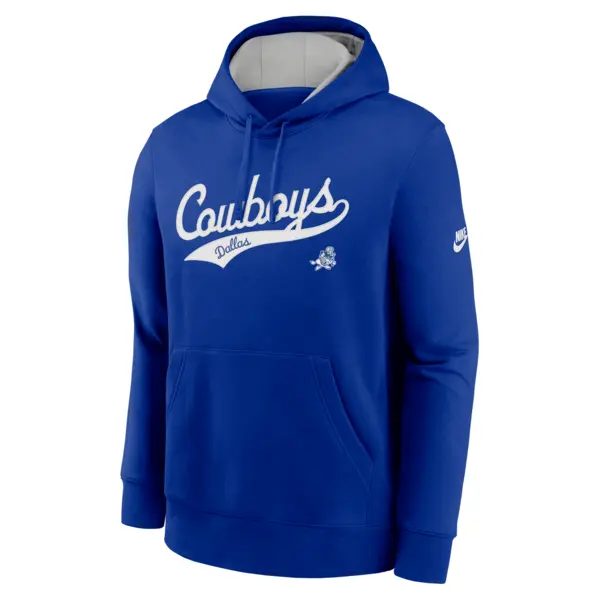 Nike Dallas Cowboys Rewind Tailsweep Club Nfl Pullover Hoodie - Blue