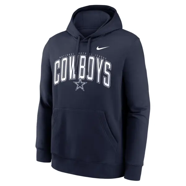 Nike Dallas Cowboys Club Nfl Pullover Hoodie - Blue