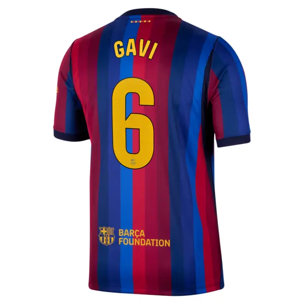 Nike Gavi Fc Barcelona 2026/27 Stadium Home Dri-fit Soccer Jersey - Red