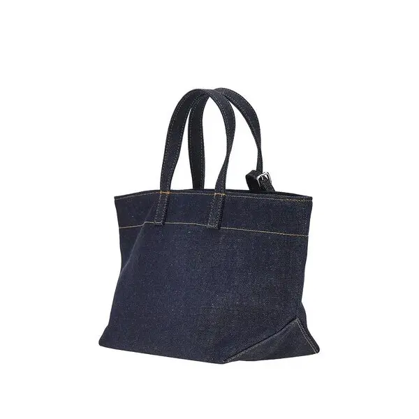 A.p.c. Le Drummer Toile' Denim Small Bag - Blue