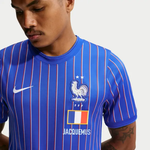 Nike France X Jacquemus Academy Pro Short-Sleeve Soccer Top - Blue