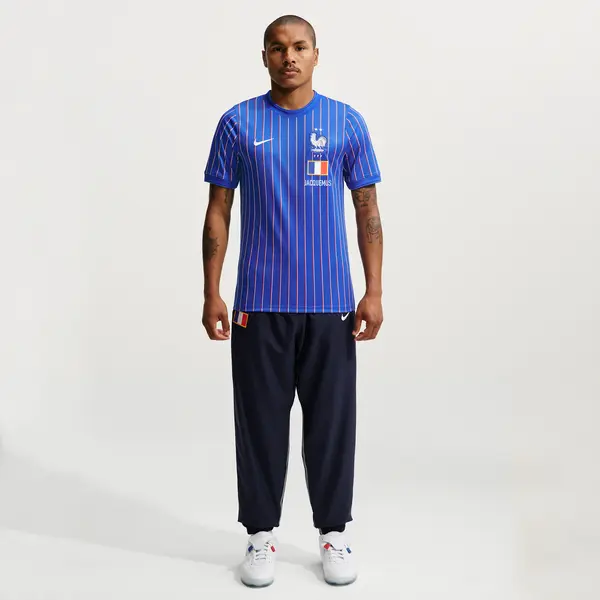 Nike France X Jacquemus Academy Pro Short-Sleeve Soccer Top - Blue