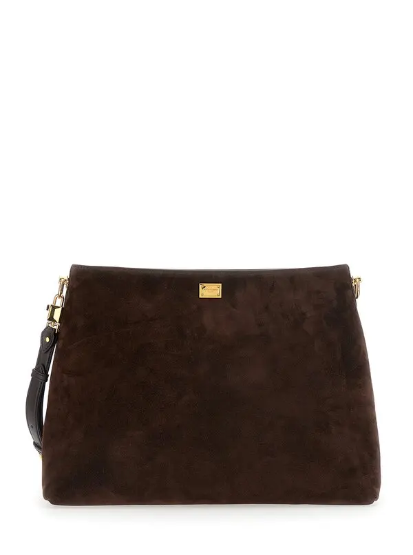 Dolce & Gabbana Vittoria Suede Shoulder Bag - Multicolor