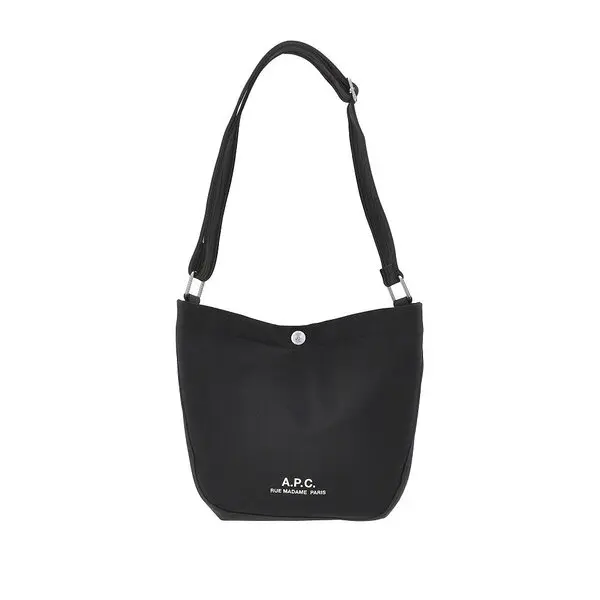 A.p.c. Water-repellent Canvas Small 'journal' Bag - Black