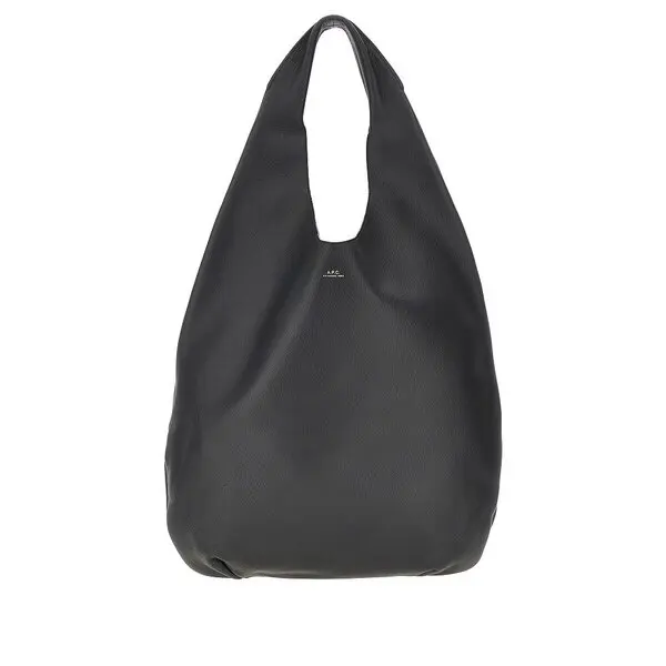 A.p.c. Le Neige Grained Leather Bag - Black