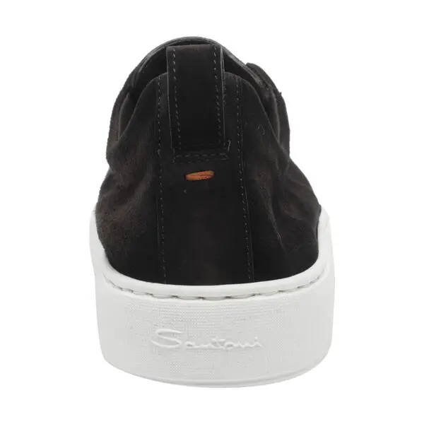 Santoni Victory Slip-on Suede Sneakers - Brown