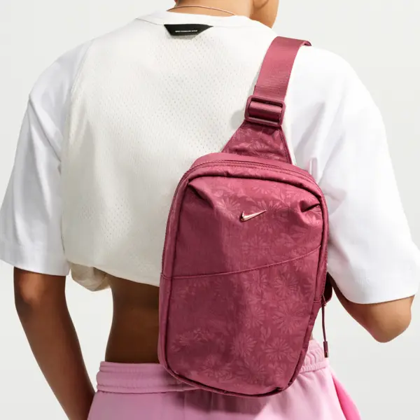 Nike Aura Floral Crossbody Bag - Red