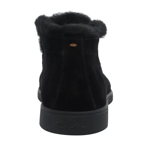 Santoni Suede High-top Fortune Desert Boots - Black