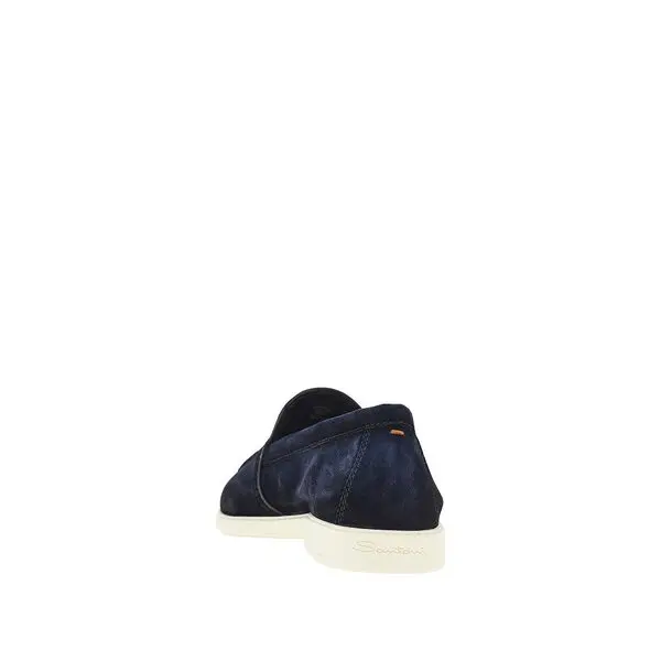 Santoni Malibu Suede Loafers - Brown