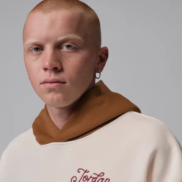 JORDAN Brooklyn Fleece Oversized Pullover Hoodie