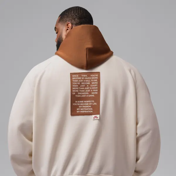 JORDAN Brooklyn Fleece Oversized Pullover Hoodie