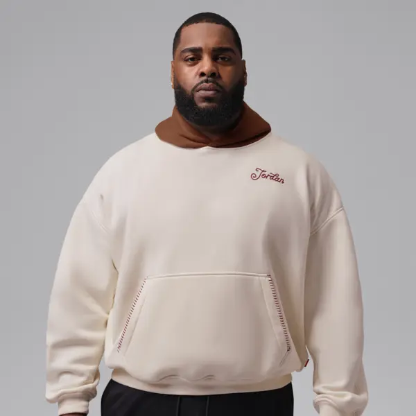 JORDAN Brooklyn Fleece Oversized Pullover Hoodie