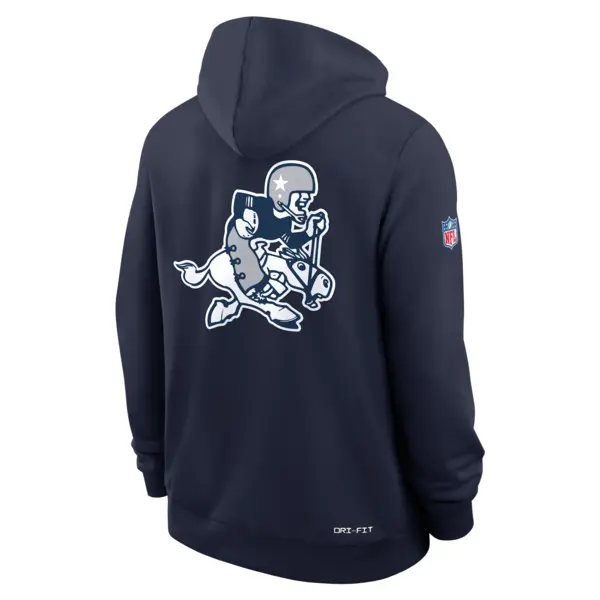 Nike Dallas Cowboys Alt Standard Issue Dri-fit Nfl Pullover Hoodie