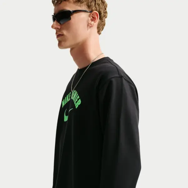 Nike Premier Dri-fit Soccer Fleece Crew - Black