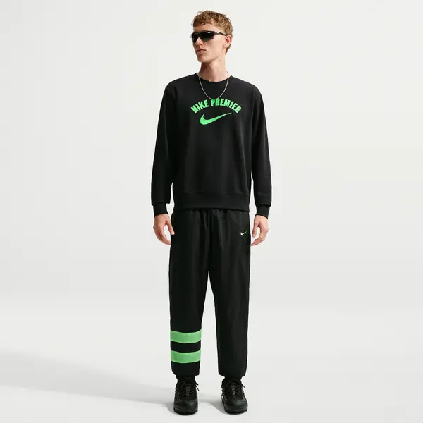 Nike Premier Dri-fit Soccer Fleece Crew - Black