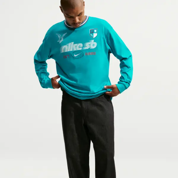 Nike Long-sleeve Midweight Cotton Skate T-shirt