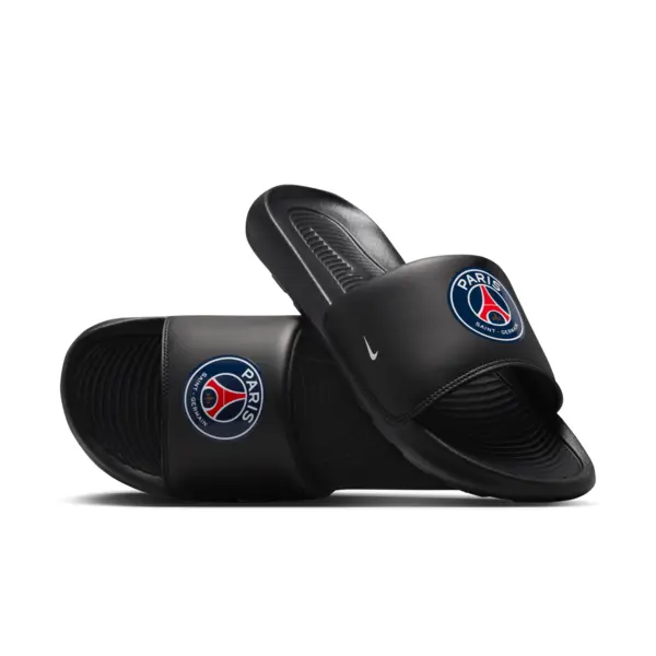 Nike Paris Saint-germain Victori One Soccer Slides - Black