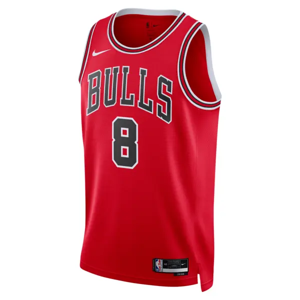 Nike Caleb Wilson Chicago Bulls Icon Edition Swingman Jersey - Red