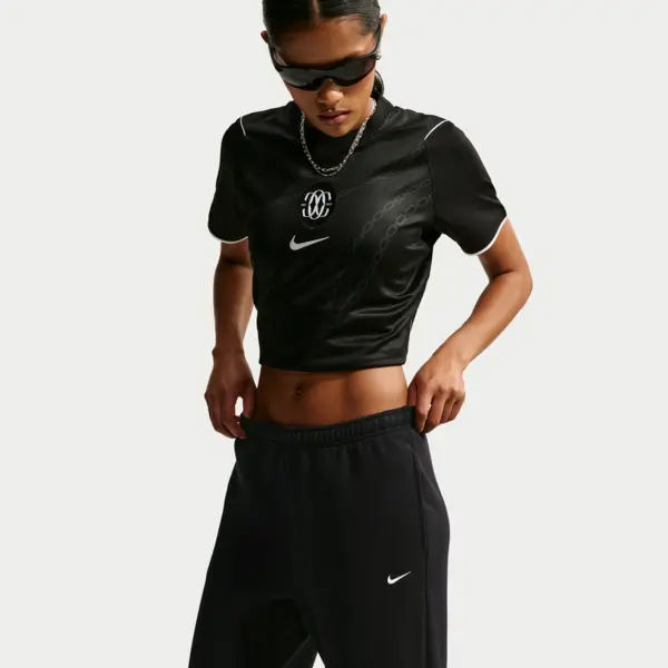 Nike Studio Fleece Lightweight Mid-rise Open-hem Pants