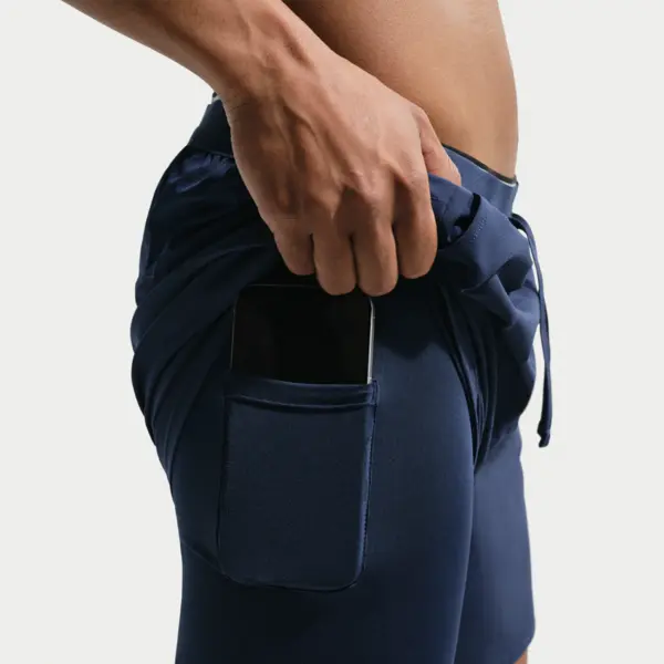 Nike Stride Dri-fit 7" 2-in-1 Running Shorts - Blue