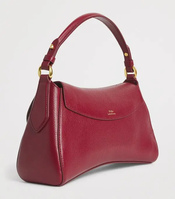 Polo Ralph Lauren Small Leather Blaze Top-handle Bag - Red