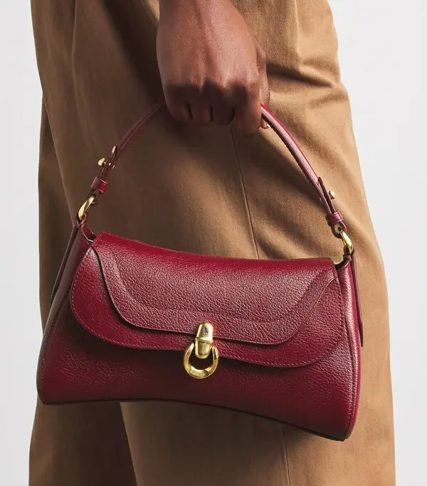 Polo Ralph Lauren Small Leather Blaze Top-handle Bag - Red