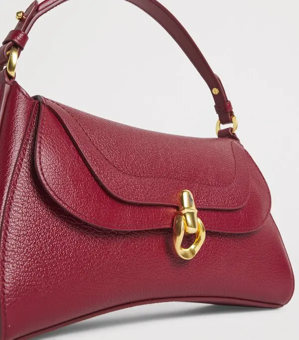 Polo Ralph Lauren Small Leather Blaze Top-handle Bag - Red