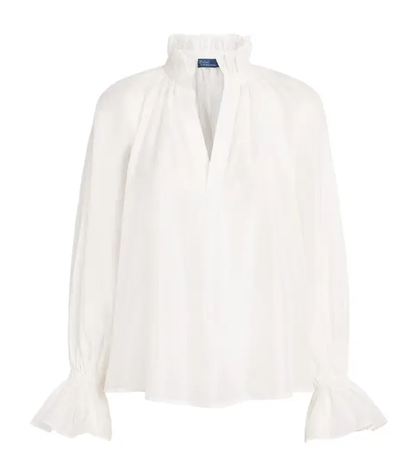 Polo Ralph Lauren Cotton-silk Lina Blouse