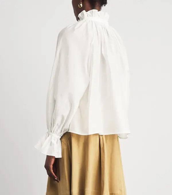 Polo Ralph Lauren Cotton-silk Lina Blouse