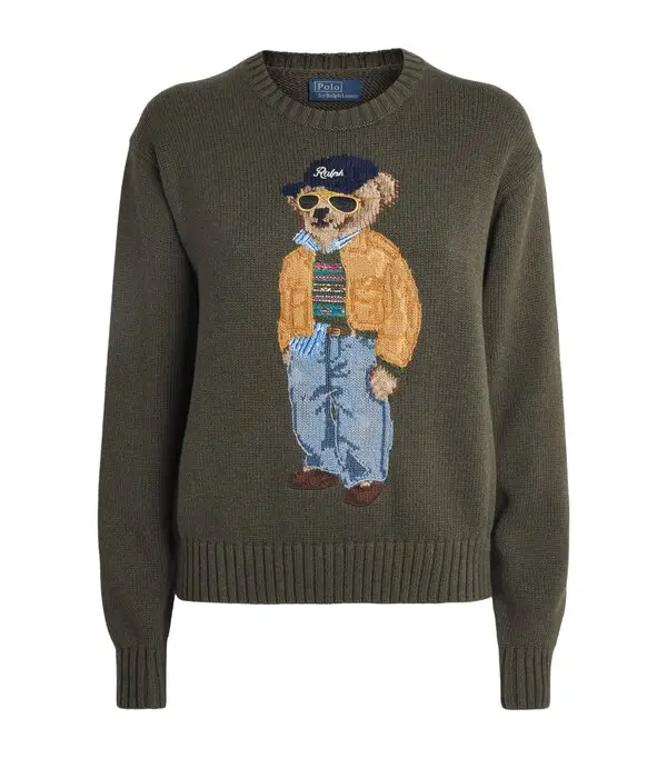 Polo Ralph Lauren Cotton Polo Bear Sweater