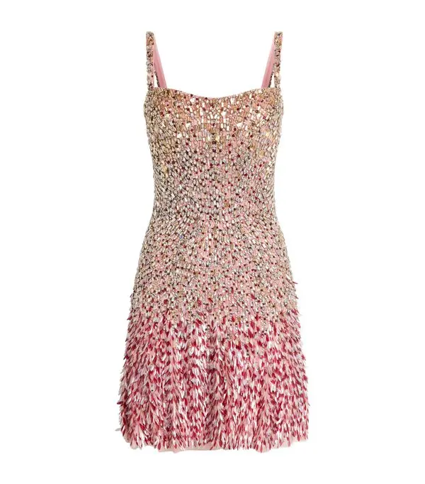 Jenny Packham Embellished Nima Mini Dress