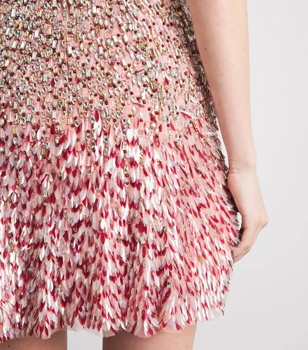 Jenny Packham Embellished Nima Mini Dress