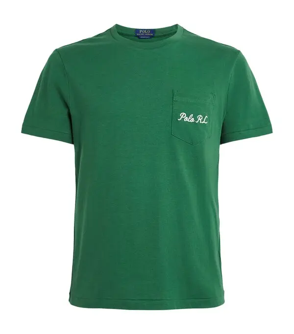 Polo Ralph Lauren Cotton Logo Custom Slim-fit T-shirt - Green