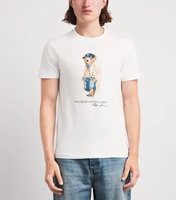Polo Ralph Lauren Cotton Polo Bear T-shirt - White