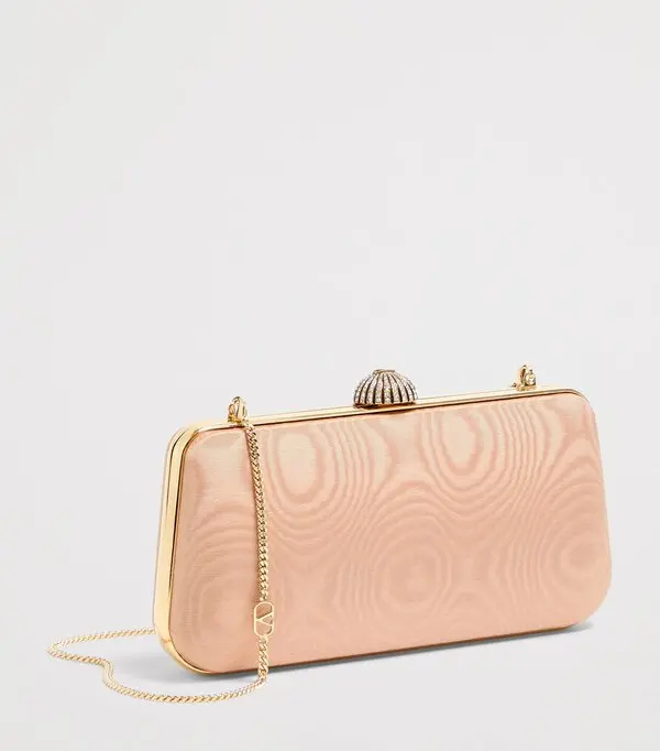 Valentino Garavani Moiré Carry Secrets Clutch Bag