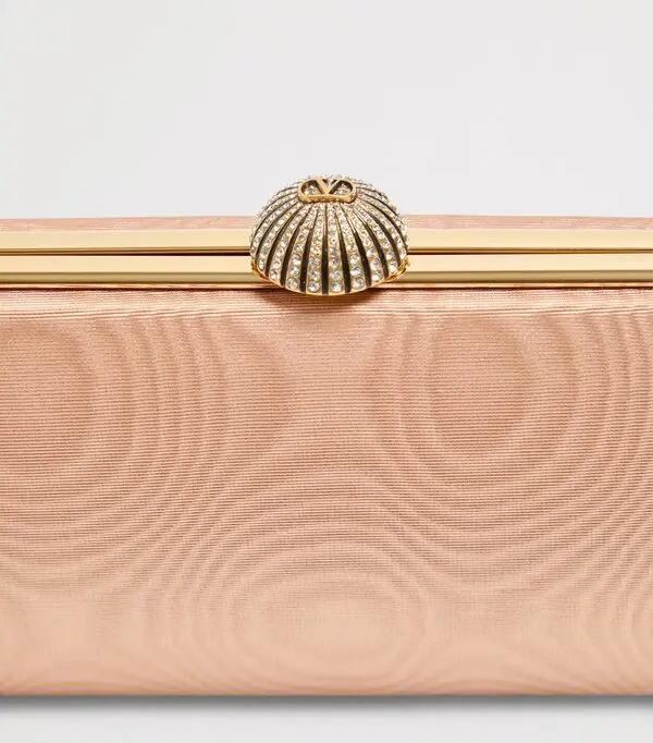 Valentino Garavani Moiré Carry Secrets Clutch Bag