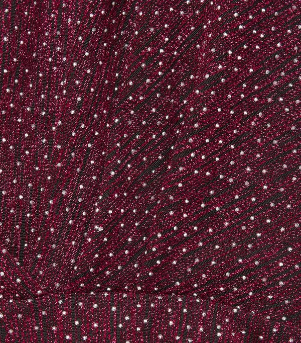 Talbot Runhof Rhinestone V-neck Gown