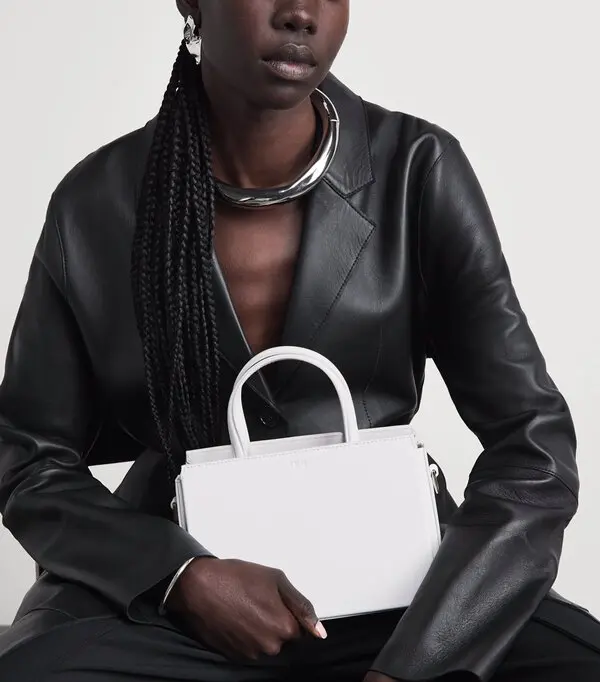 TALEL PARIS Medium Leather V2 Tote Bag