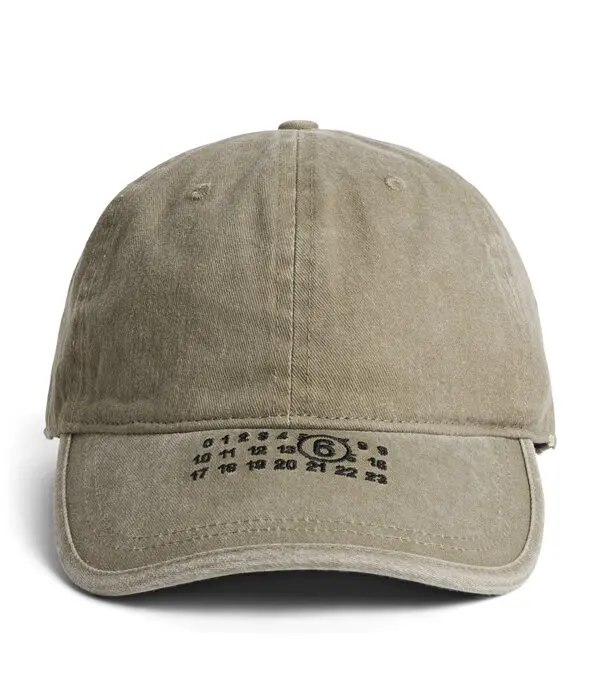 MAISON MARGIELA Cotton Logo Baseball Cap