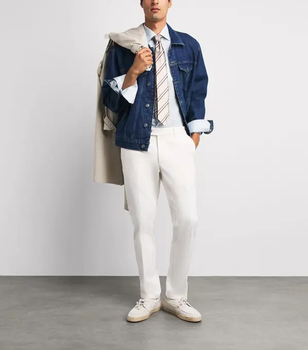Eton Supima Cotton Stripe Slim Fit Shirt